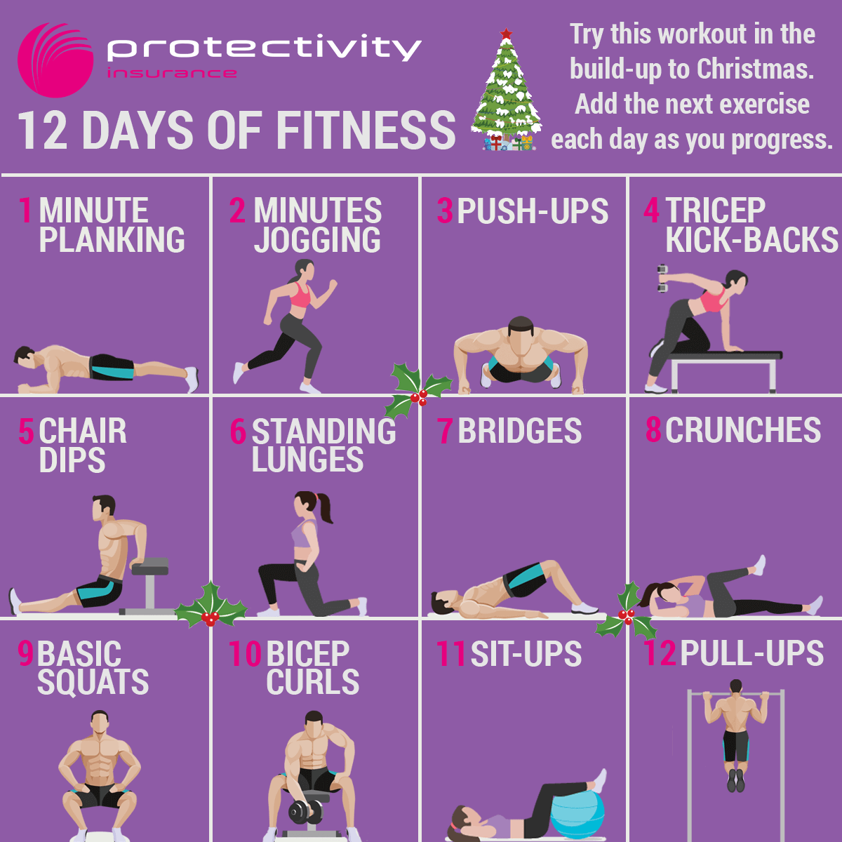 12 Days of Fitness: The Ultimate Christmas Workout - Protectivity